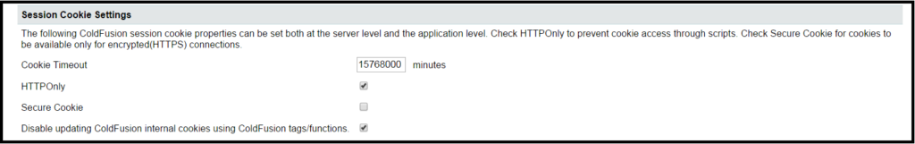 Server Settings Memory Variables Coldfusion Tuning Guide