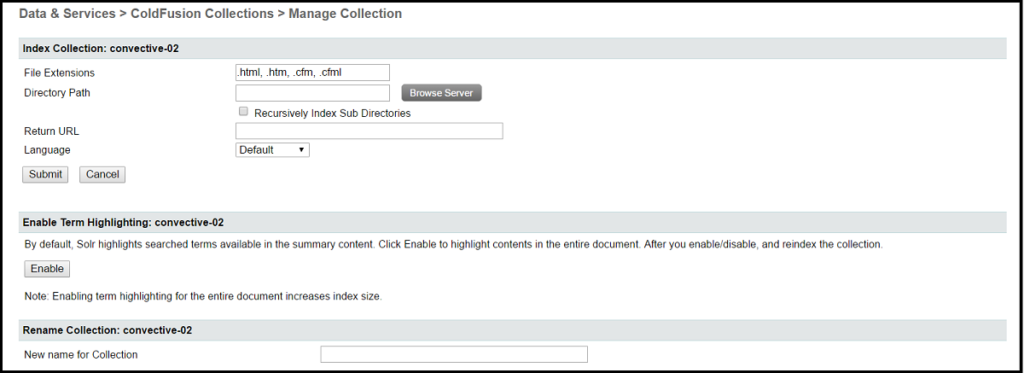 Data And Services Collections Coldfusion Tuning Guide
