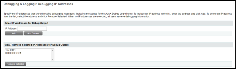 Debugging And Logging Ip Addresses Coldfusion Tuning Guide